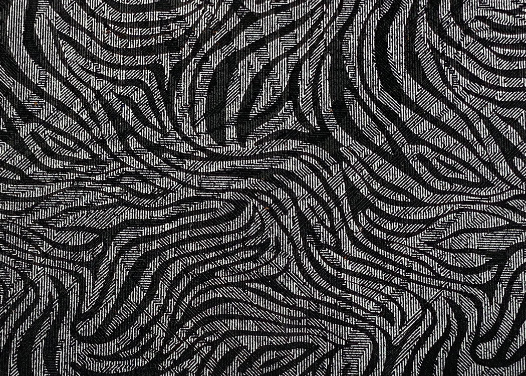 ZEBRA STRIPED RESIN BACK – World Trading Leather